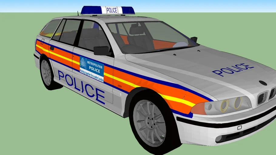 Metropolitan Police BMW e39 estate | 3D Warehouse
