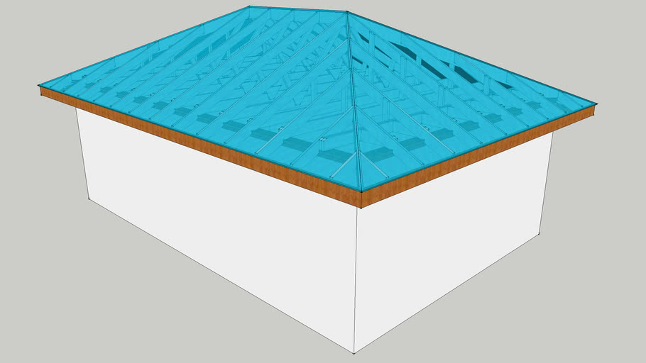 Simple Hip Roof | 3D Warehouse