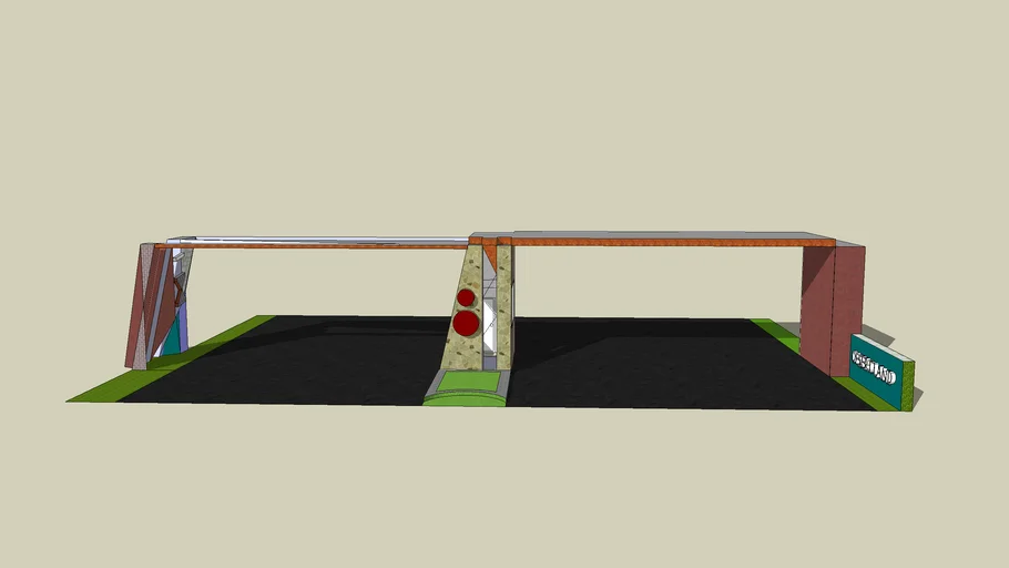 housing colony gate | 3D Warehouse