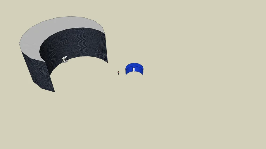 Cresent shaped buildings | 3D Warehouse