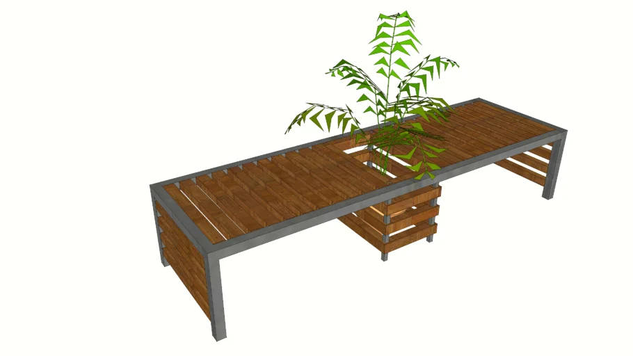 OUTDOOR BENCH | 3D Warehouse