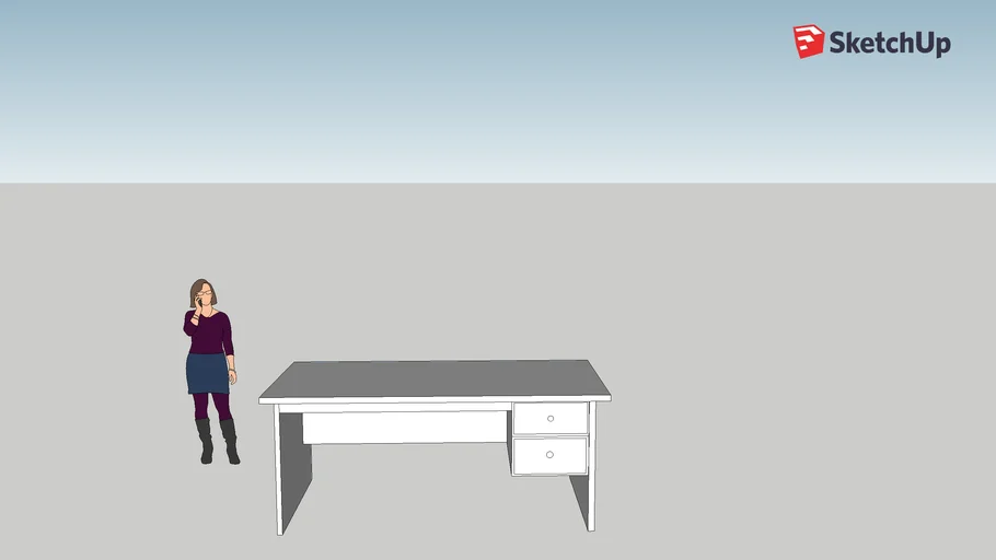 computer table 2 | 3D Warehouse