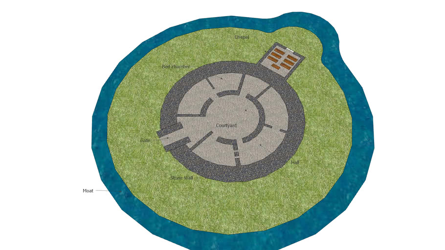 Shell Keep 2D] | 3D Warehouse