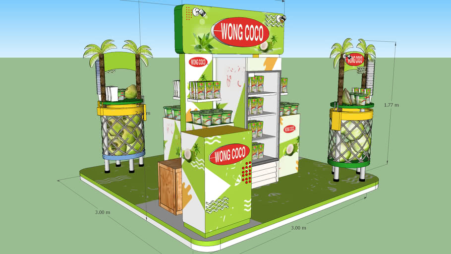 Selling Booth Activation | 3D Warehouse