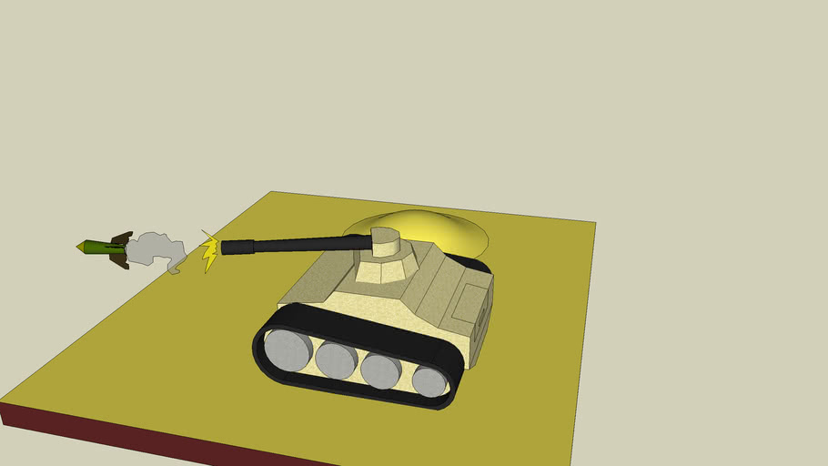 Army Tank shooting a Missile | 3D Warehouse