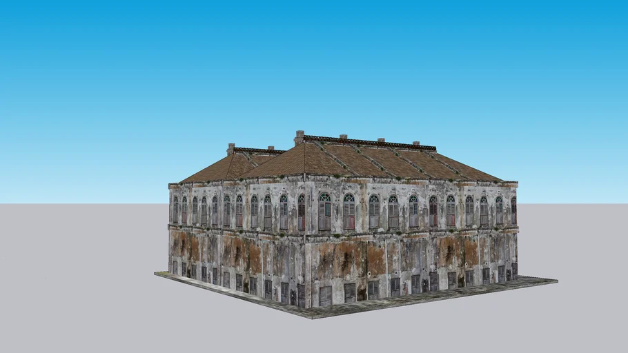 colonial building | 3D Warehouse