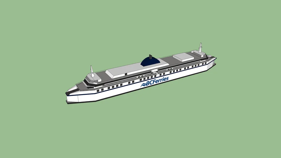BC Ferries Coastal Class Vessel | 3D Warehouse