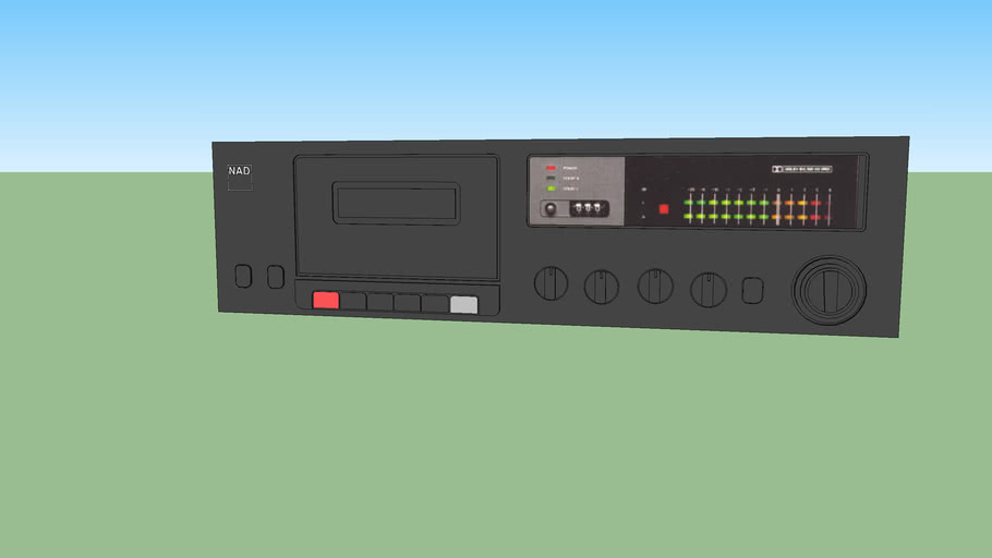 NAD (6155) cassette deck | 3D Warehouse