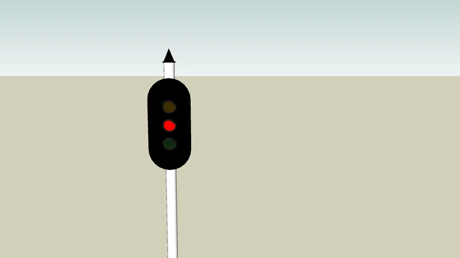 Main Signal (Three Light Type) | 3D Warehouse