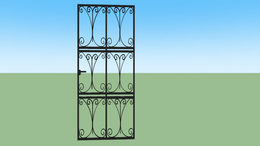 Iron gate | 3D Warehouse