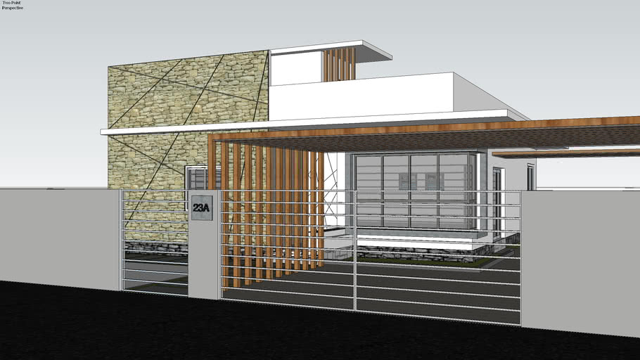 Small Modern House | 3D Warehouse