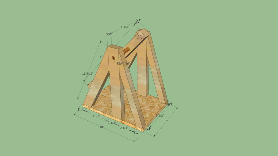 Trebuchet Catapult | 3D Warehouse