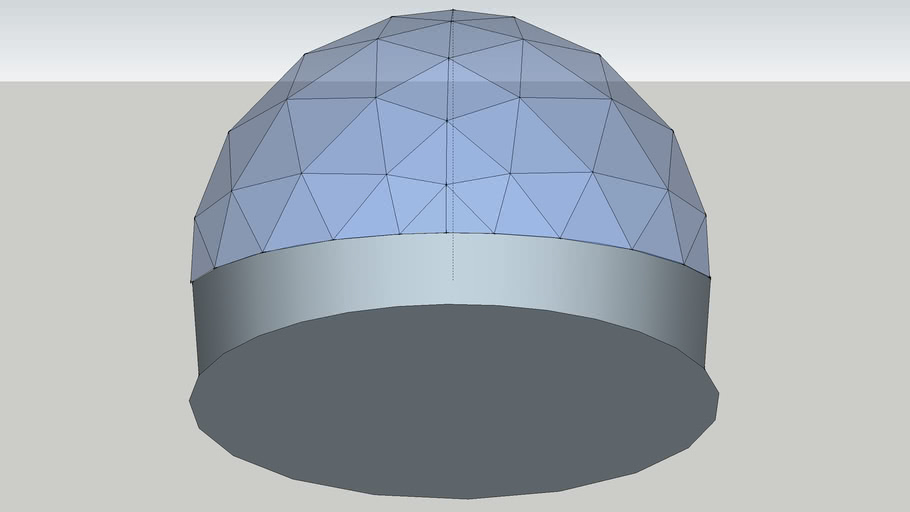 1/2 geodesic dome | 3D Warehouse