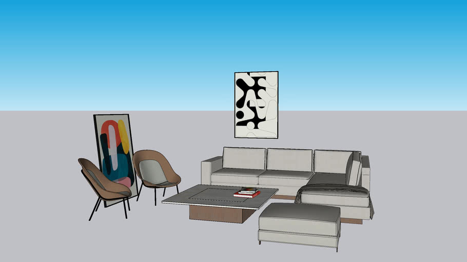 SALA/LIVING ROOM 02 | 3D Warehouse