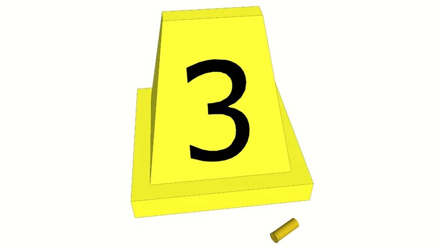 Evidence Marker 3 | 3D Warehouse