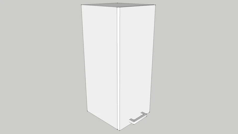 300 Wall unit with 1 shutter and 1 Shelf 300x320x720 CID_CP10000355 ...