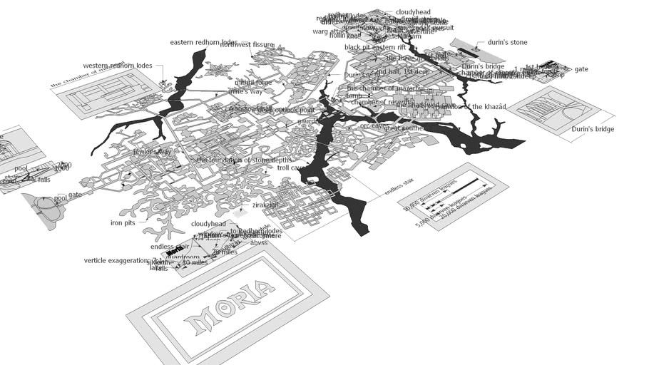 Moria, the Khazad-dûm | 3D Warehouse