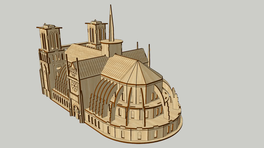 Cathedral Laser Cut | 3D Warehouse