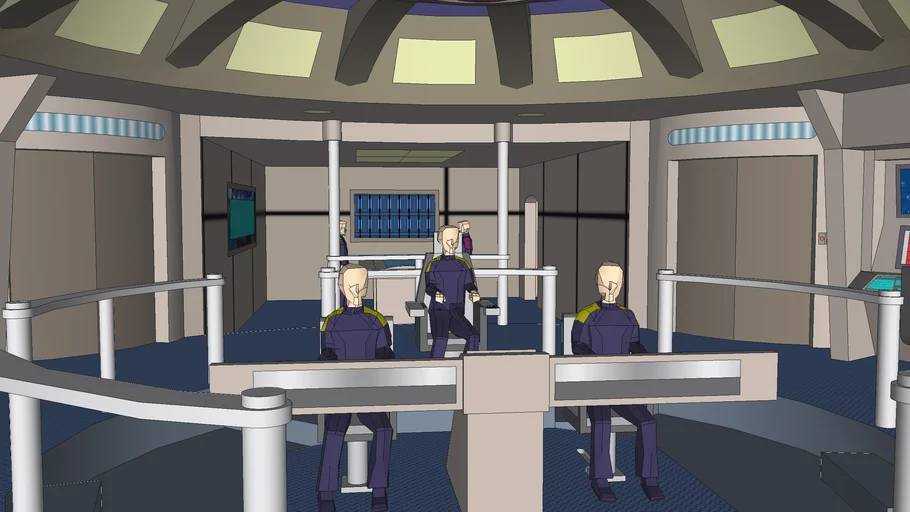 NX-01 bridge (refit) | 3D Warehouse