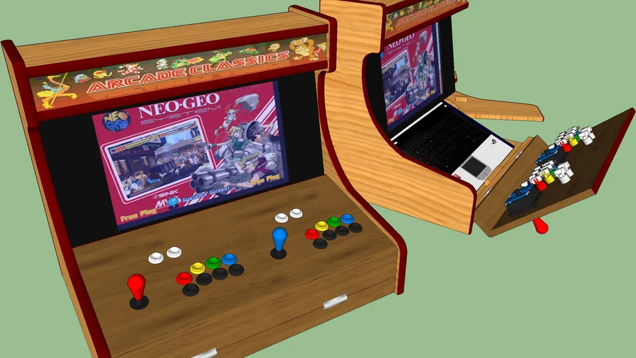 Sketchup Arcade Cabinets | Cabinets Matttroy