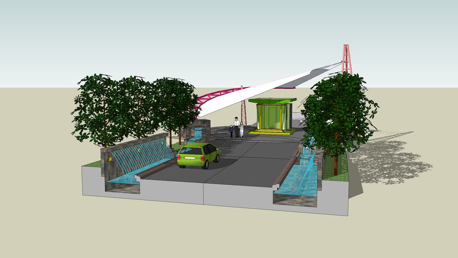 pos perumahan | 3D Warehouse