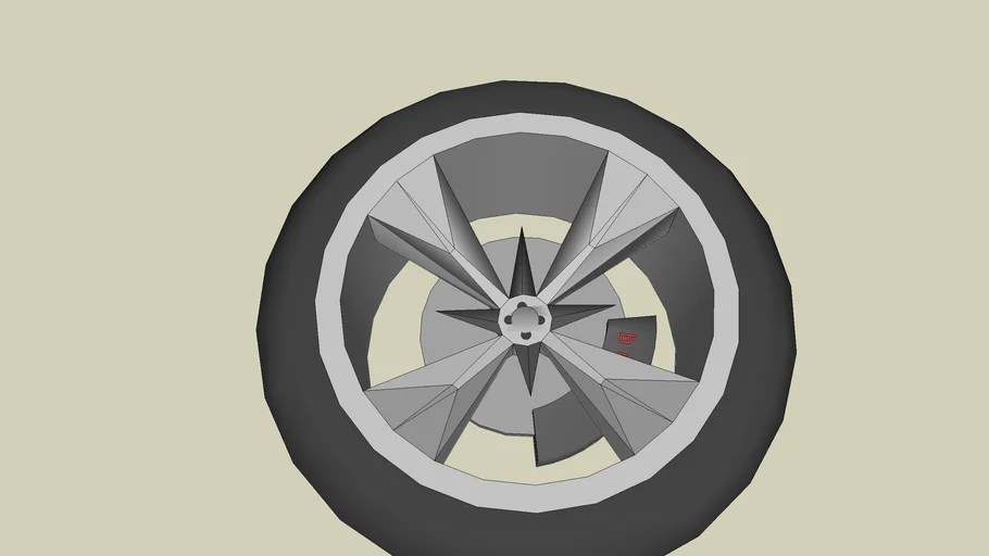 first wheel i made with google sketchup | 3D Warehouse