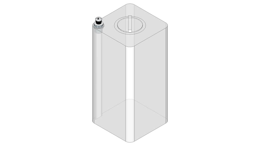 37' SQUARE TANK + LEVEL SENSOR | 3D Warehouse