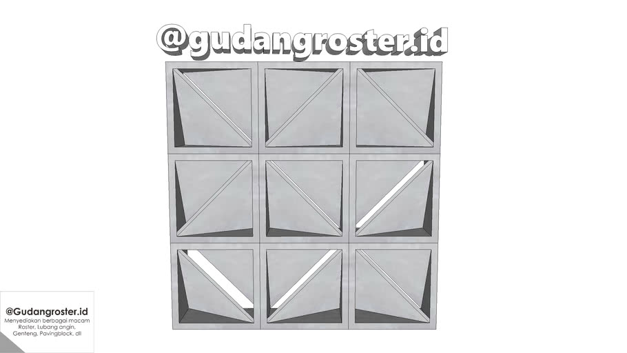 20 - Roster Loster - @gudangroster.id | 3D Warehouse