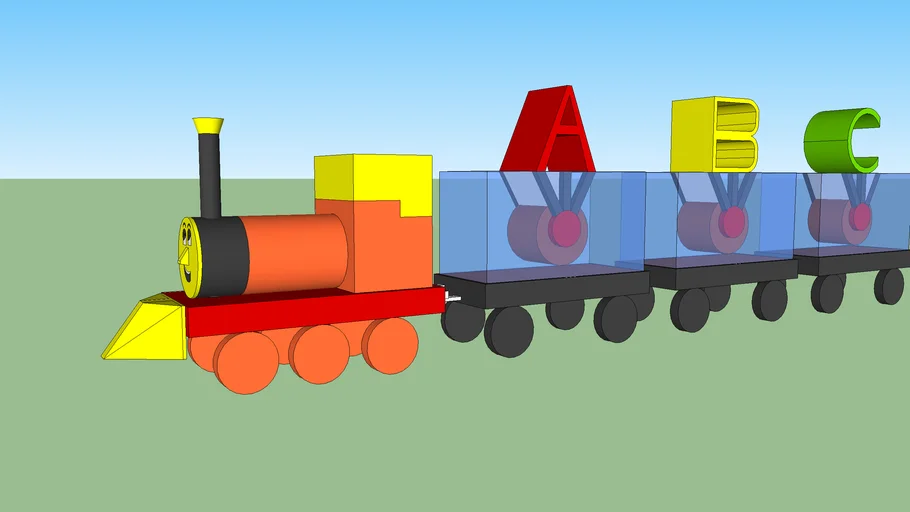 Alphabet Toy Train | 3D Warehouse