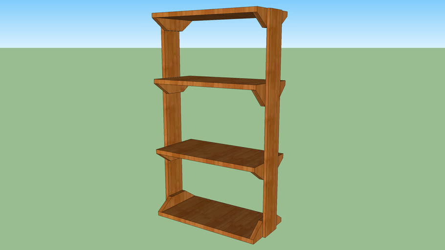 Wood Shelf | 3D Warehouse