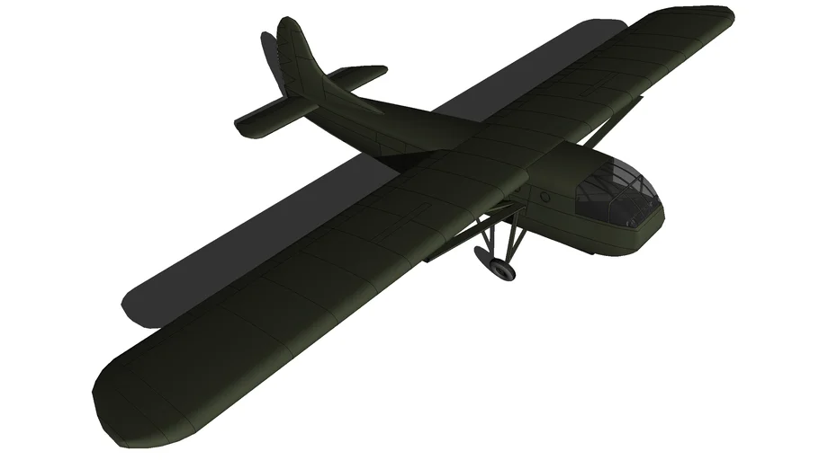waco CG4A glider | 3D Warehouse