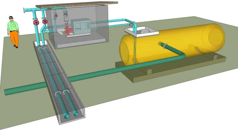 Pump house | 3D Warehouse