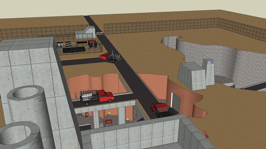 futuristic mine | 3D Warehouse