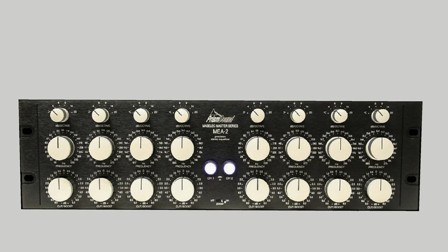 Prism Sound Maselec MEA 2 stereo parametric equalizer - Mastering Series | 3D Warehouse