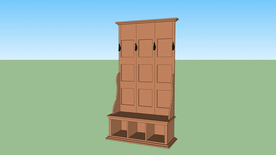 Hall Tree | 3D Warehouse