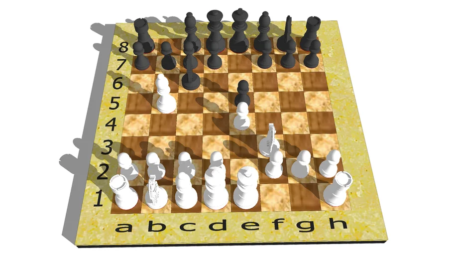 Chess - Open game openings | 3D Warehouse