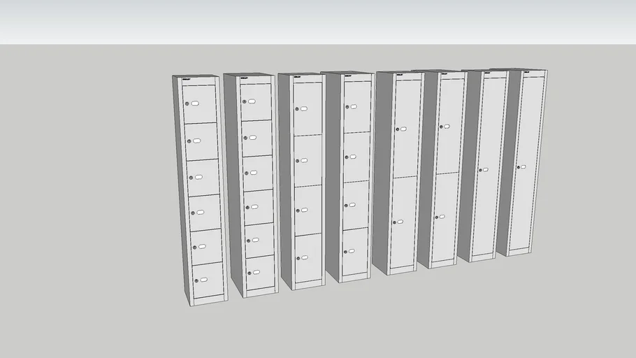 BISLEY CLK lockers | 3D Warehouse