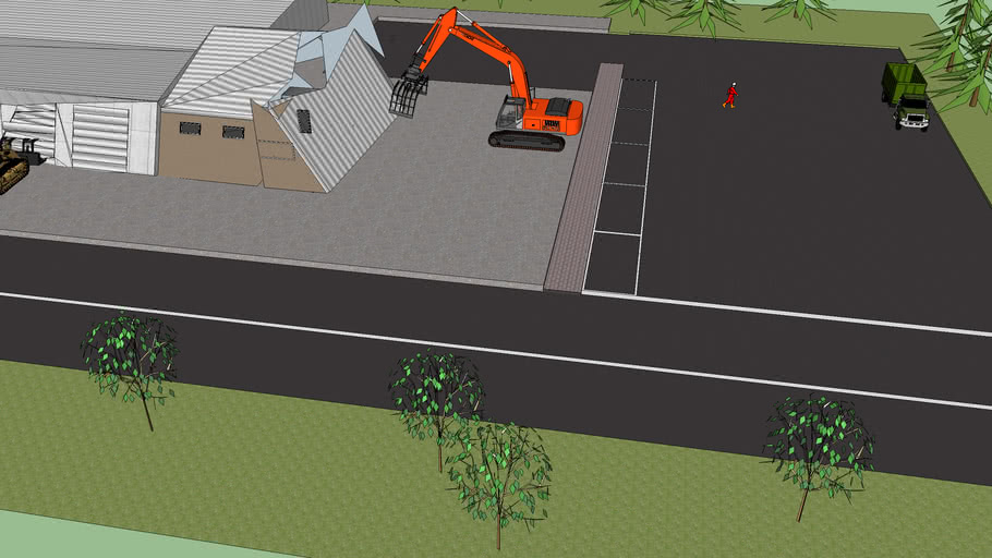 factory demolition | 3D Warehouse