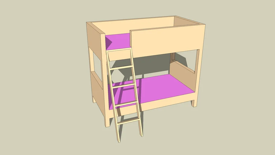 Bunk Bed | 3D Warehouse