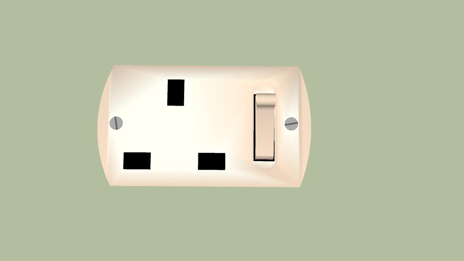 Old Style UK Socket | 3D Warehouse