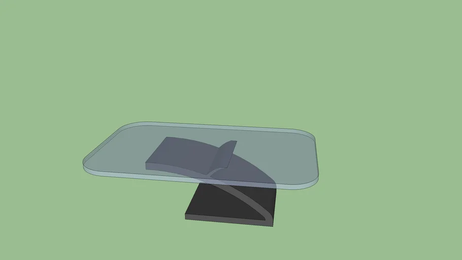 modern glass table | 3D Warehouse
