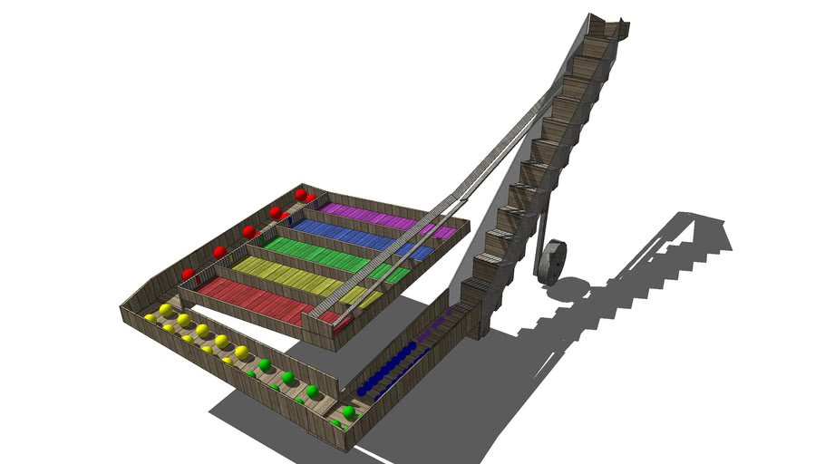 Ball Sorting Machine (SketchyPhysics) (unfinished) | 3D Warehouse
