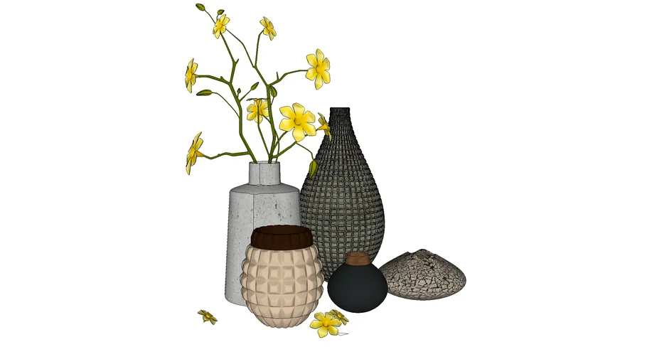 Flower Arrangement Decoration Dekorasi Bunga 1 | 3D Warehouse