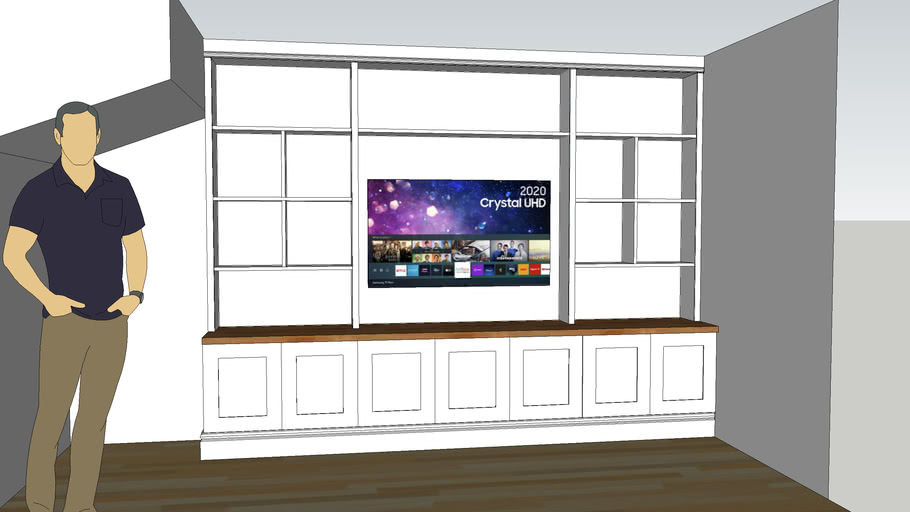 Media Wall Design | 3D Warehouse