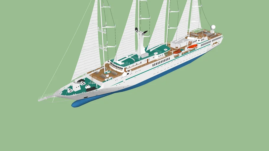 Wind Spirit Cruise ship | 3D Warehouse