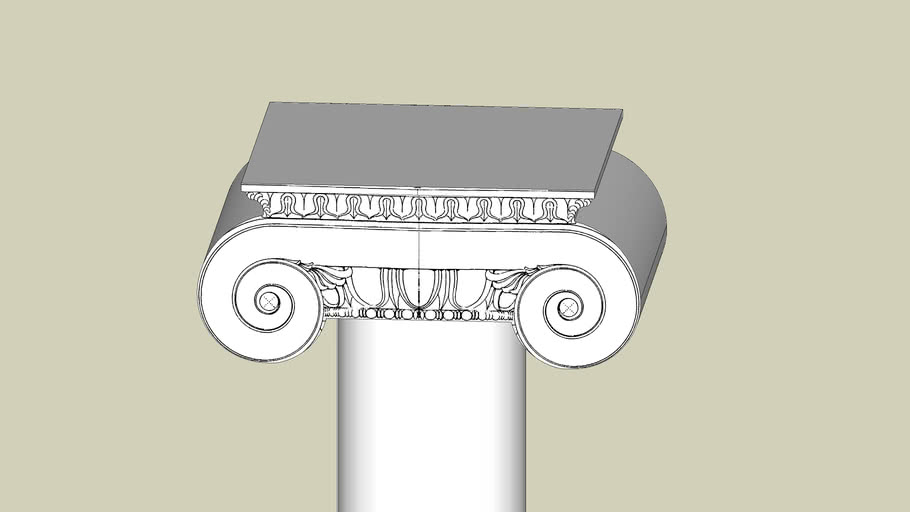 ionic capital | 3D Warehouse