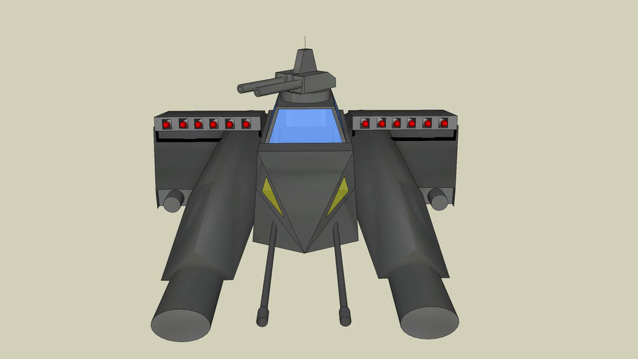 IFT-2 'Newage' Intergalactic Force Tank (USNR-UC-IFT-2) | 3D Warehouse