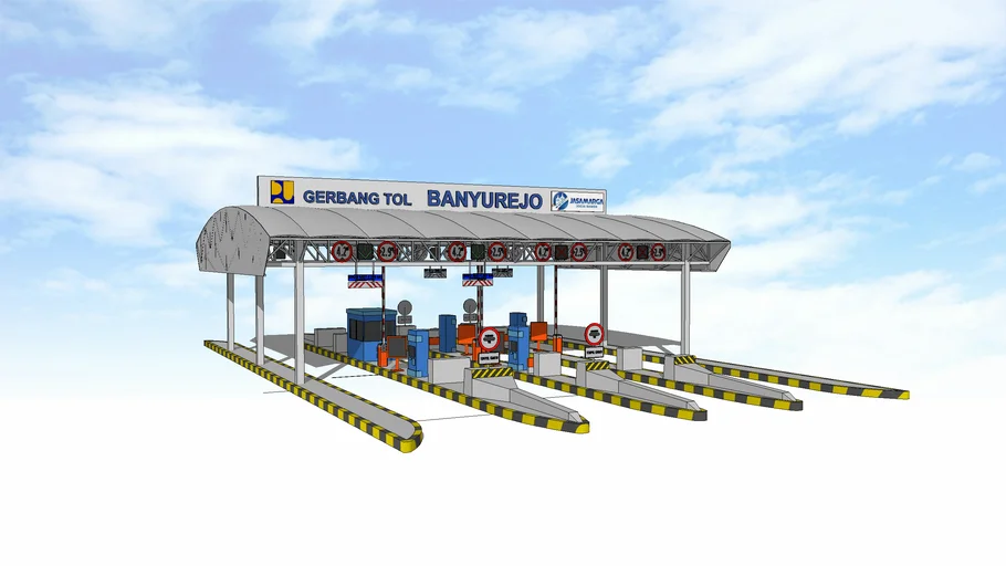 Gerbang Tol Banyurejo | 3D Warehouse