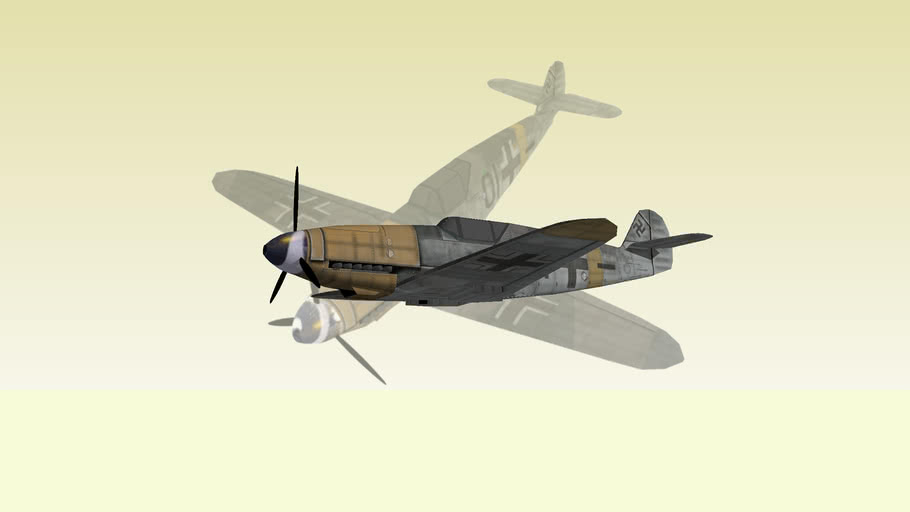 Me 109G retextured | 3D Warehouse