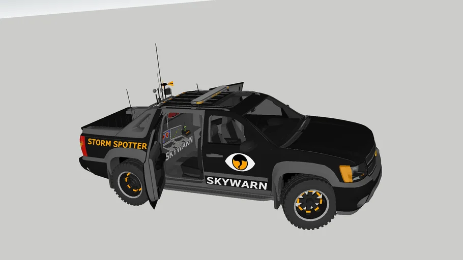 Skywarn Chevy Avalanche | 3D Warehouse